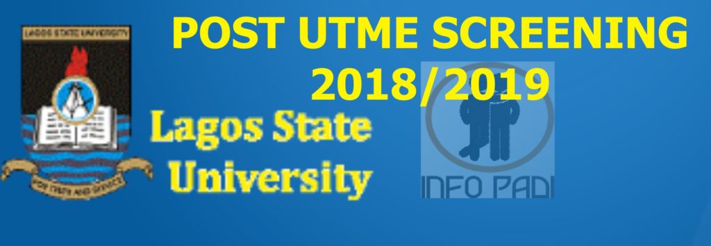 LASU POST UTME 2018/2019 ONLINE ADMISSION SCREENING EXERCISES