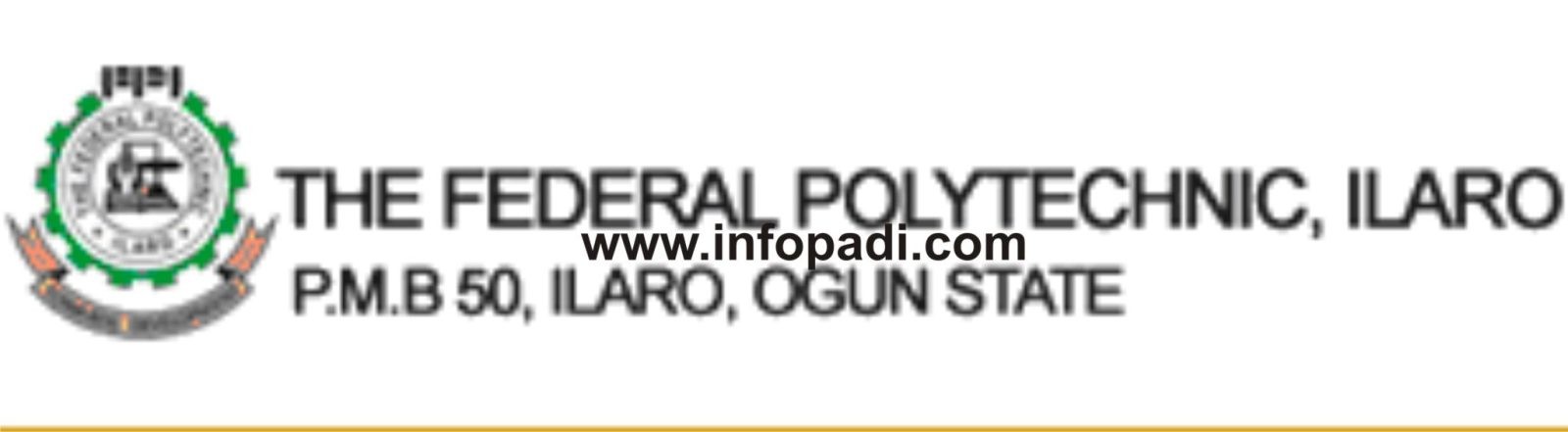 Federal Polytechnic Ilaro 2019-2020 ND Full-time Admissions List| PDF