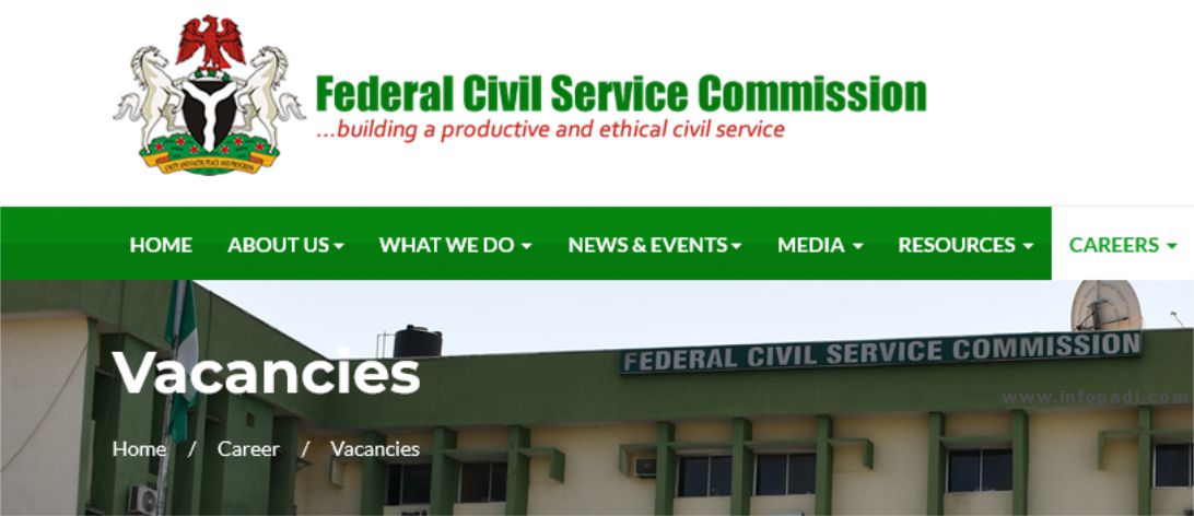 Federal Civil Service (FCSC) Recruitment 2025 Application Form Portal