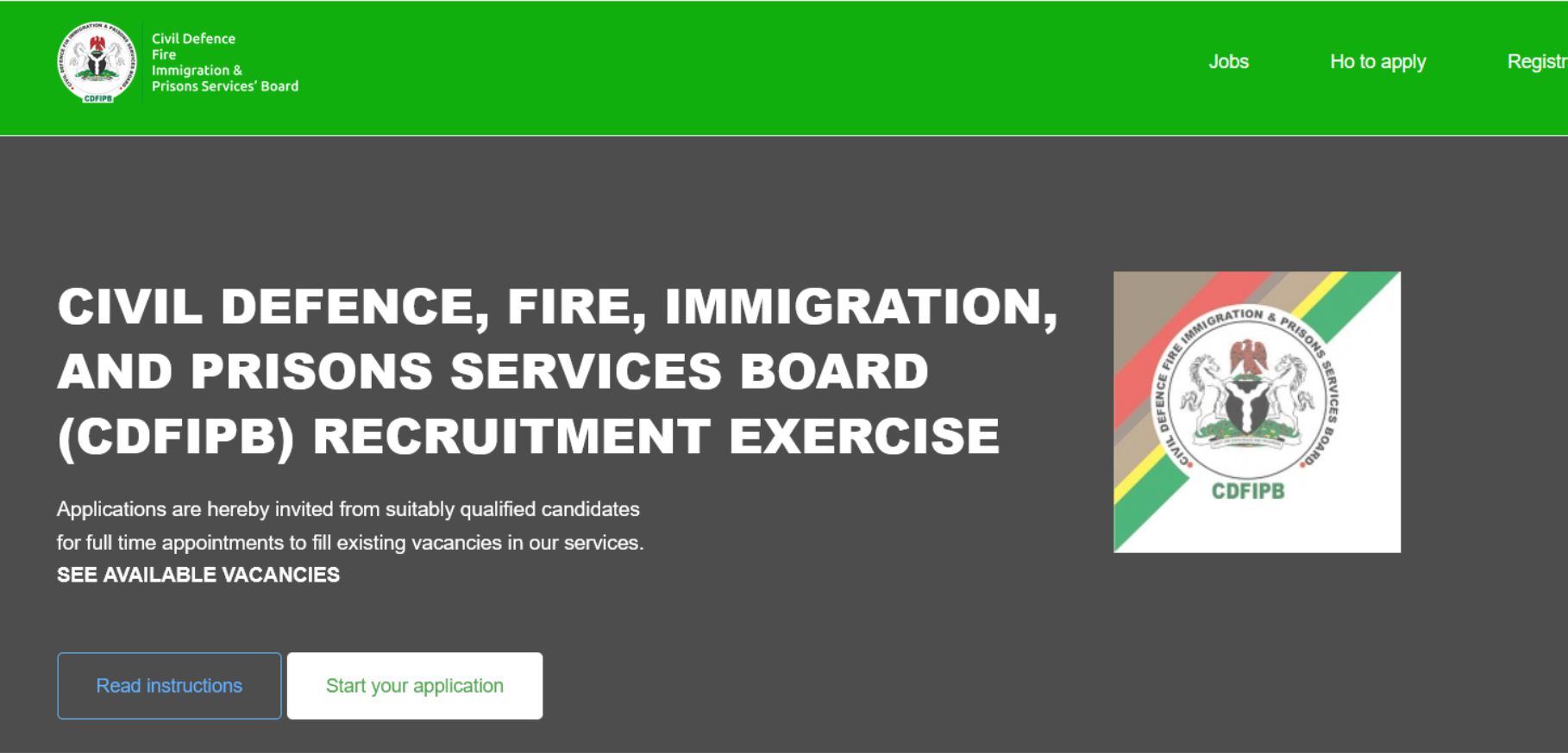 CDCFIB New Portal to Verify and Complete Form for Old Applicants